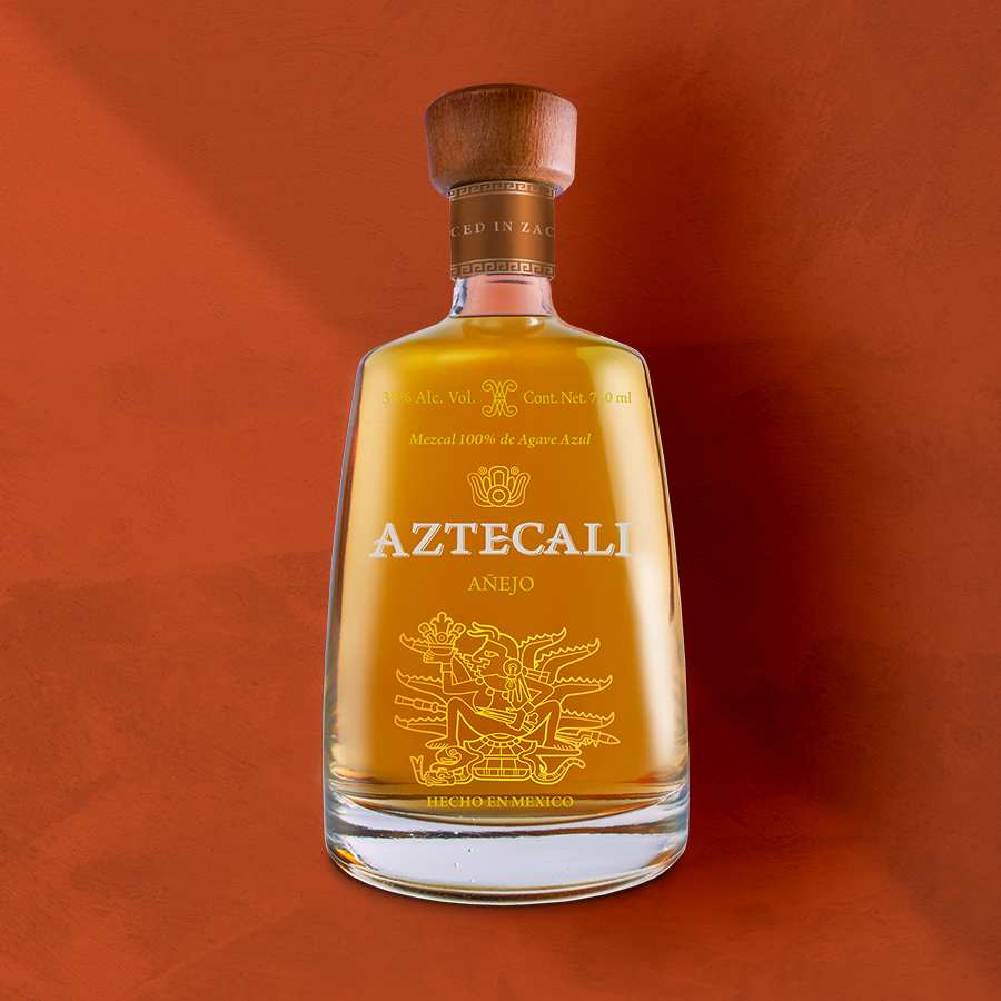 Mezcal Aztecali añejo 100% Agave Azul - 750ml – El Búho Tequilas