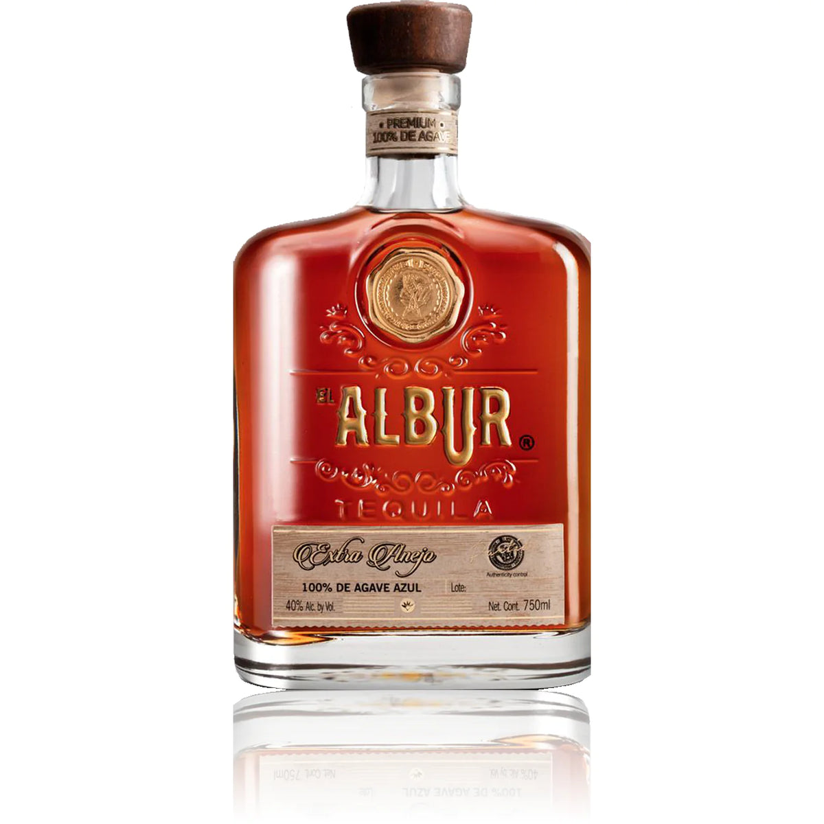 Tequila ALBUR Extra Añejo 100% Agave - 750ml – El Búho Tequilas