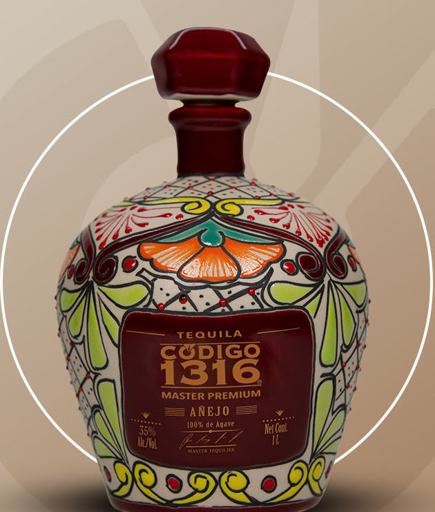 Tequila Codigo 1316 Añejo 100% Agave - 750ml – El Búho Tequilas