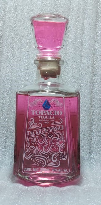 Tequila TOPACIO blanco rosa 100% Agave - 750ml – El Búho Tequilas