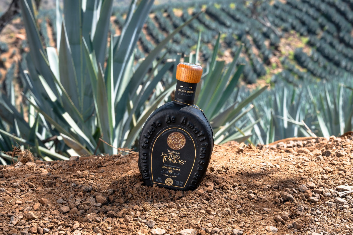 Tequila Los Tres Toños BLACK EDITION Extra añejo 100% Agave - 750ml ...