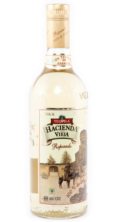 Tequila Hacienda Vieja Reposado 100% Agave - 750ml – El Búho Tequilas
