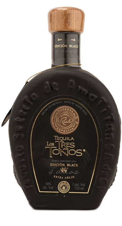 Tequila Los Tres Toños BLACK EDITION Extra añejo 100% Agave - 750ml ...