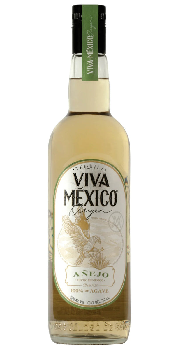 Tequila Viva México Añejo Orígenes 100% Agave - 750ml – El Búho Tequilas