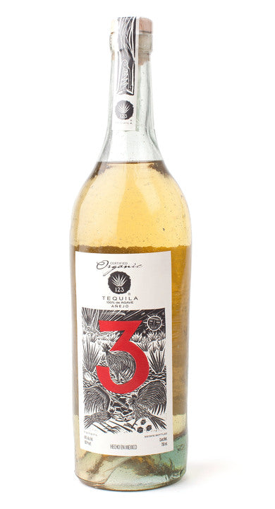 Tequila 1 2 3 Añejo 100% Agave Orgánico - 750ml – El Búho Tequilas