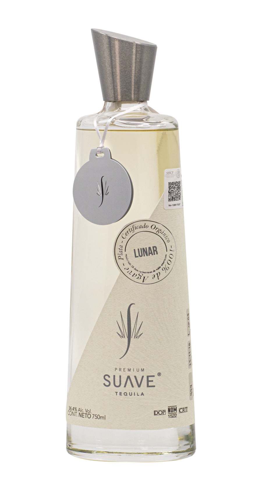 Tequila Suave Plata Lunar 100% Agave - 750ml – El Búho Tequilas